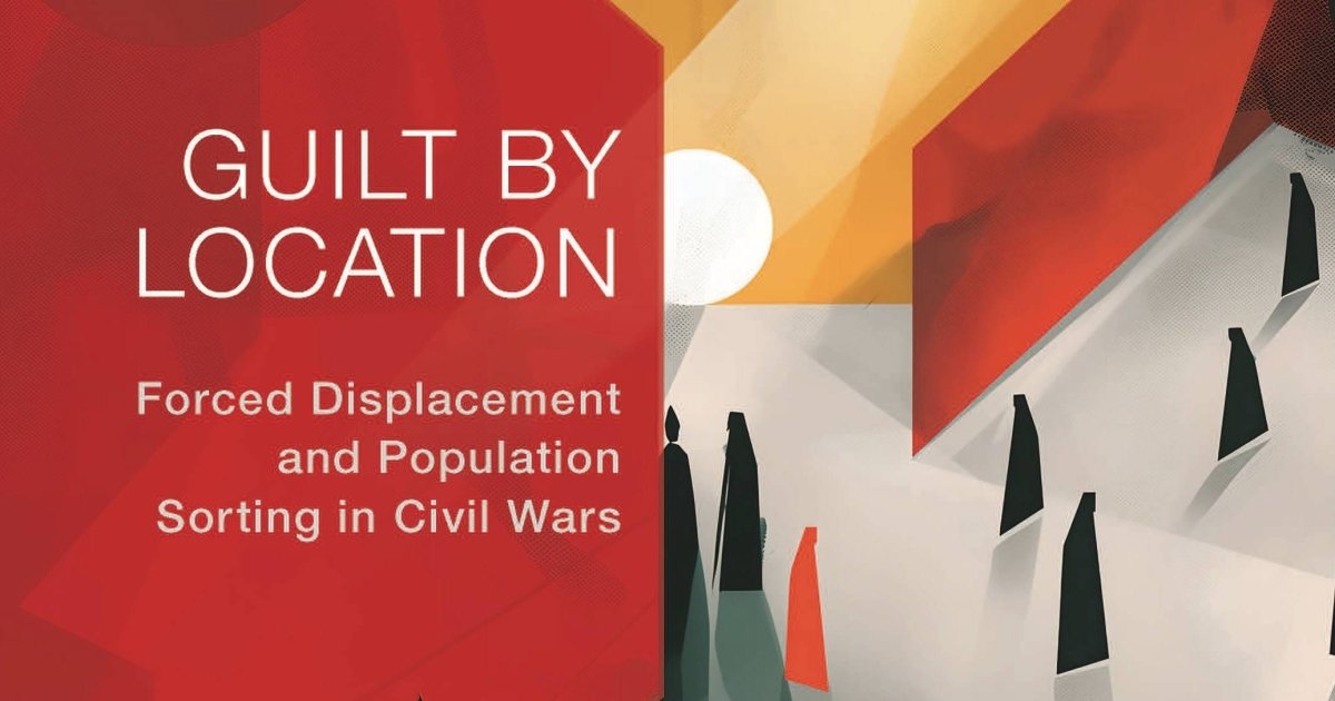 Book Talk | Guilt by Location: Forced Displacement and Population ...